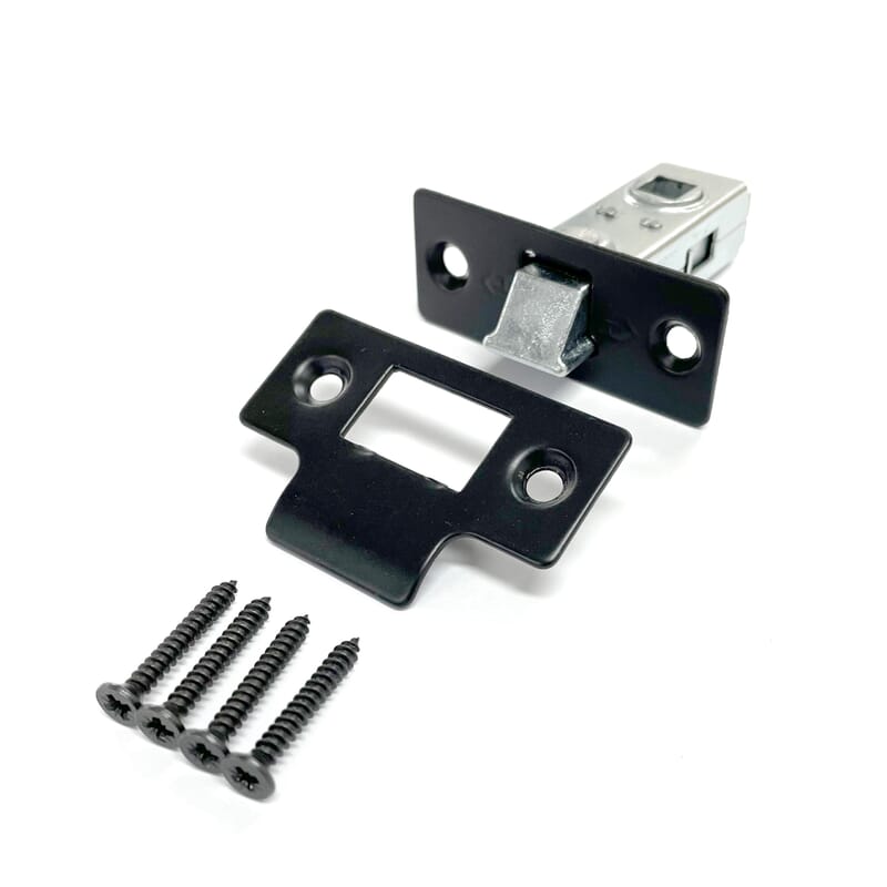 Matt Black 35mm Narrow Backset Latch from Doors & More